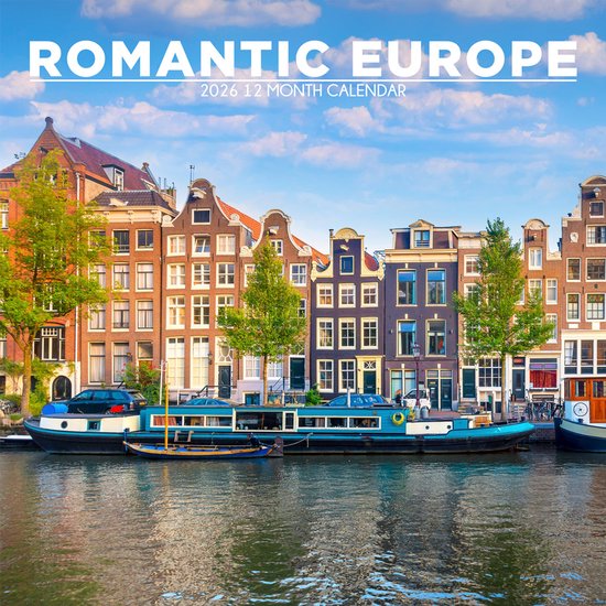 Romantic Europe Kalender 2026 | bol