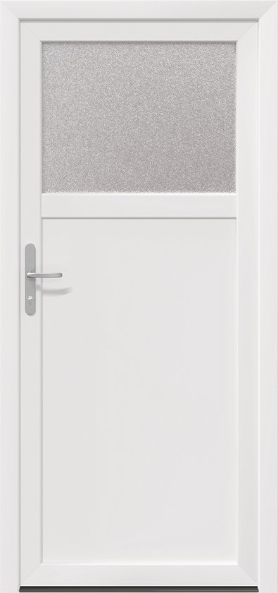 vidaXL - Voordeur - Wit - PVC | bol