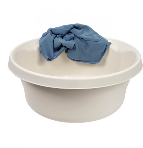 KADAX Matte plastic wasbak, kunststof kom, ronde spoelbak, robuuste ...