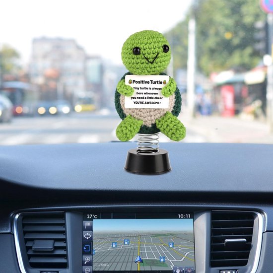 Positive Turtle Hook - Turtle Car Dashboard Decoration - Emotionele ...