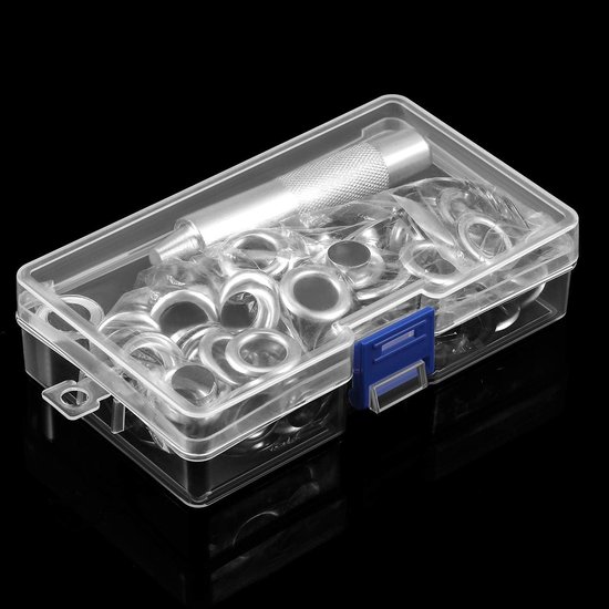 Grommeten Set - 100 Stuks Ringen - Oogjes Gereedschap Set voor Oogjes ...