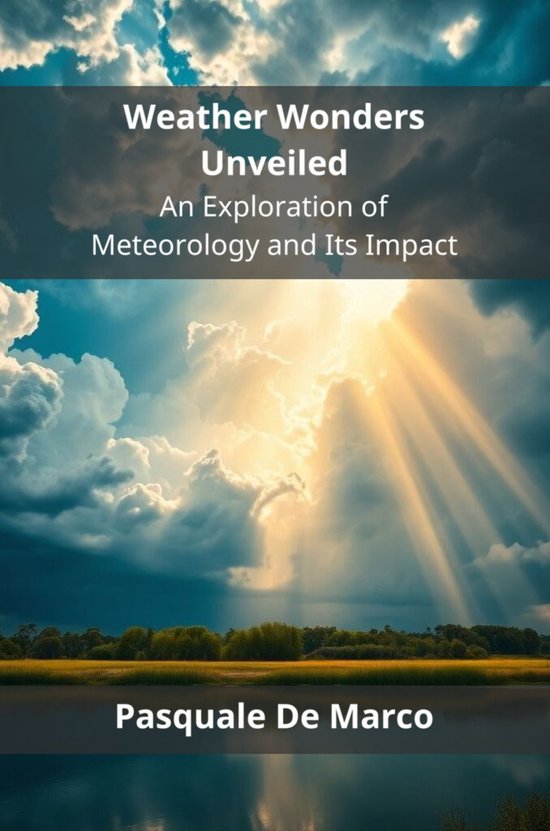 Weather Wonders Unveiled (ebook), Pasquale de Marco | 6610000903238 ...