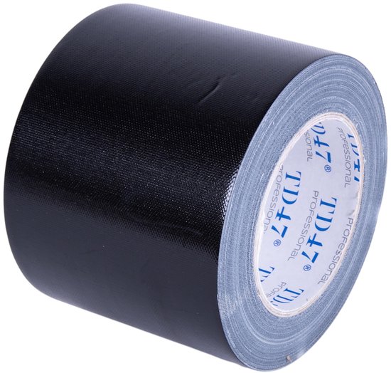 TD47 Professional Gaffer Tape 100mm x 25m Zwart | bol