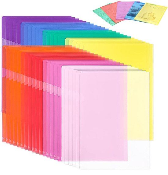 42 stuks - documentenvakken - A4-map - voor het opbergen van A4-papier ...