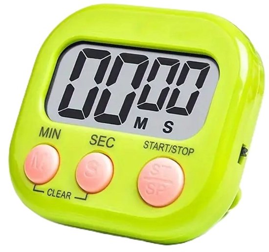 Digitale Kookwekker met Groot Display – Countdown & Stopwatch ...