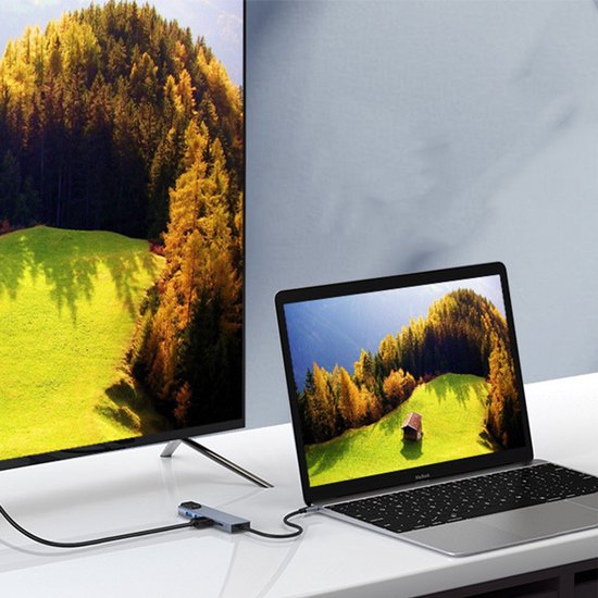 Adaptateur multiport USB-C USB-A, USB-C, HDMI, RJ45 | bol