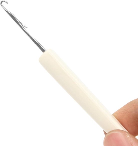 Allecto Premium - Haak Klink Tool voor Breimachine - 14 cm - Wit - 4.5 ...