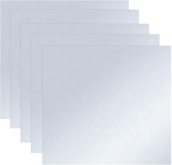 Yinettech Zink Plaat 140x140x0.2mm - Hoge Zuiverheid | bol