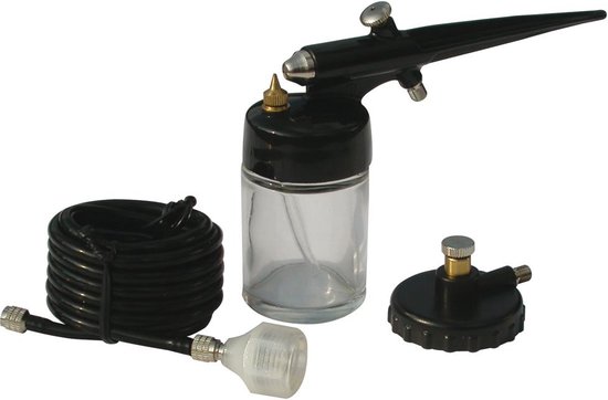 CriKo airbrush kit voor compressor - Regelbaar 3/4" tot 2" - Max 3,5 ...