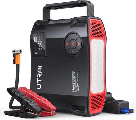 IH Products - Jumpstarter met Compressor - Jumpstarter voor Auto ...