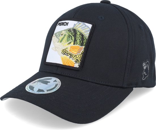 Hatstore- Perch Pro Fishing Wooly Combed Black Flexfit - Skillfish Cap ...