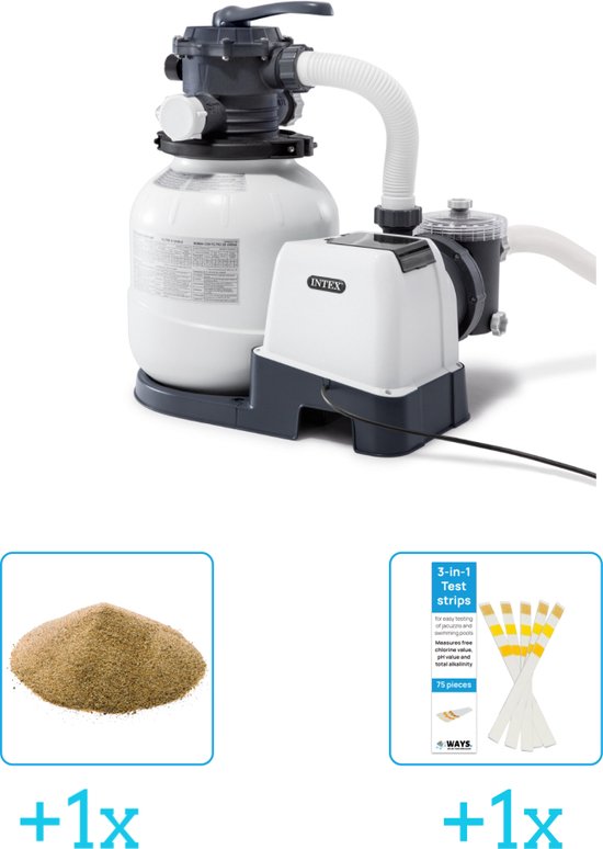 Intex 26646GS Zandfilterpomp - SX2100 - 6000 liter per uur inclusief ...