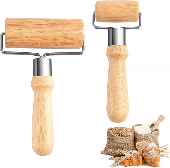 deegroller met metalen as, deegroller deegroller rolling pin non-stick ...