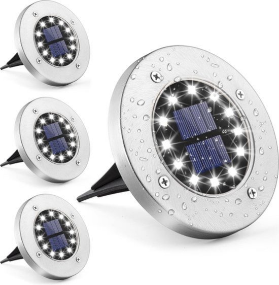 Solar Tuinverlichting Grondspots - Solar Tuinverlichting Zonne Energie ...