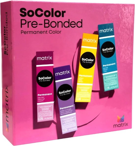 Matrix - SoColor Pre-Bonded Permanent Color Chart | bol