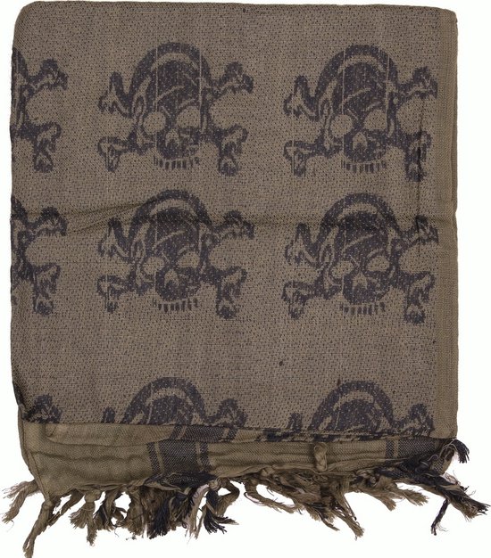101 INC - PLO scarf skull bones -- Groen | bol