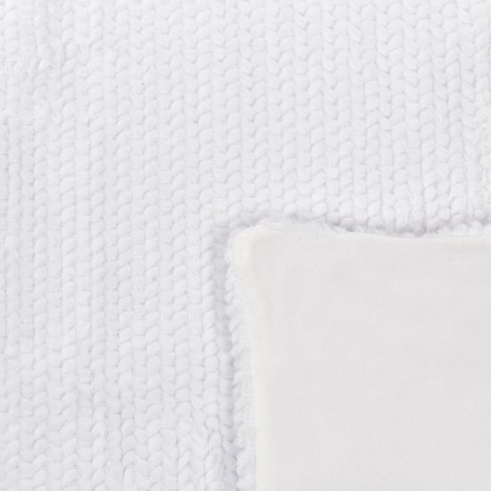 BJAS - Plaid - Wit - 150 x 200 cm - Polyester | bol