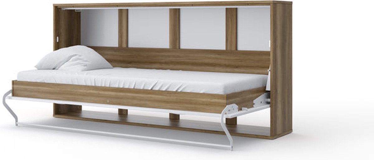 INVENTO 06 Horizontaal Vouwbed - Logeerbed - Opklapbed - Bedkast ...