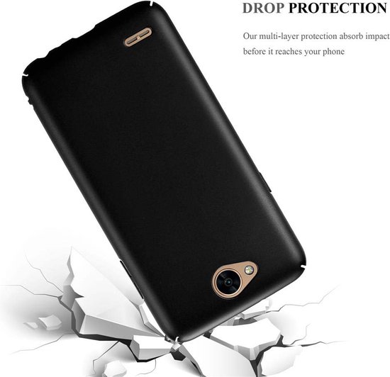 Cadorabo Hoesje voor LG X POWER 2 in METAAL ZWART - Hard Case ...