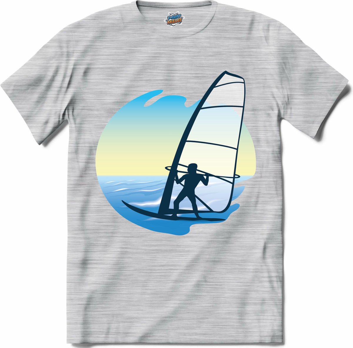 Windzeilen Met Zeiler | Wind zeilen - Boot - Zeilboot - T-Shirt ...