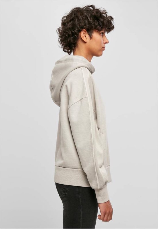 Urban Classics - Heavy Terry Garment Dye Hoodie/trui - L - Grijs | bol