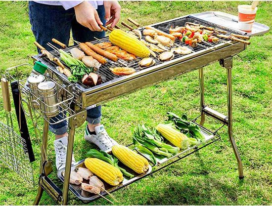 Urbankr8® - RVS barbecue grill - BBQ - inklapbare bbq - horeca barbecue ...