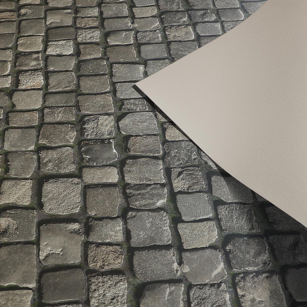 Karat Vloerbedekking - PVC vloeren 3D - Cobble - 100 x 100 cm | bol.com