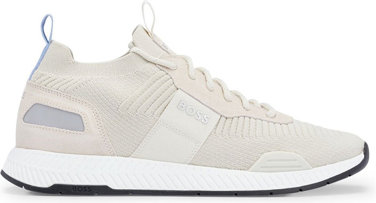 BOSS Titanium Knsta 10232616 01 Sneakers Heren - Open White - EU 43 ...