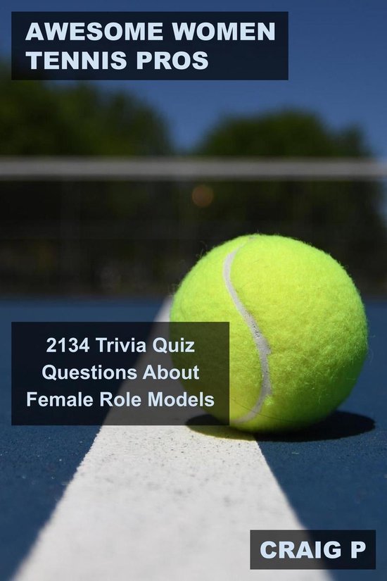 Tennis Quiz Trivia 1 - Awesome Women Tennis Pros: 2134 Trivia Quiz ...