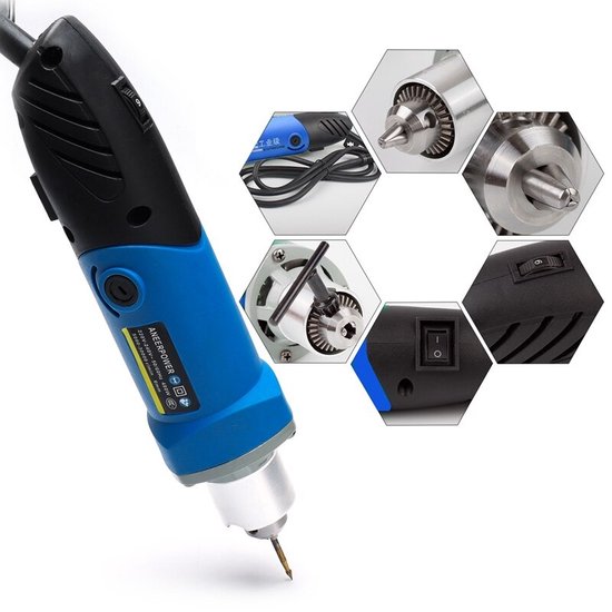 Mini Elektrische Roterende Multitool 480W - Variabele Snelheid | bol.com