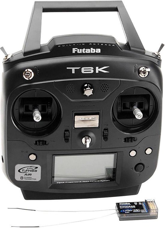Futaba T6K V2 Handheld RC 2,4 GHz Nr. Aantal kanalen: 8 Incl. ontvanger ...