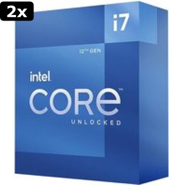 2x Intel Core i7-12700K - Processor | bol.com