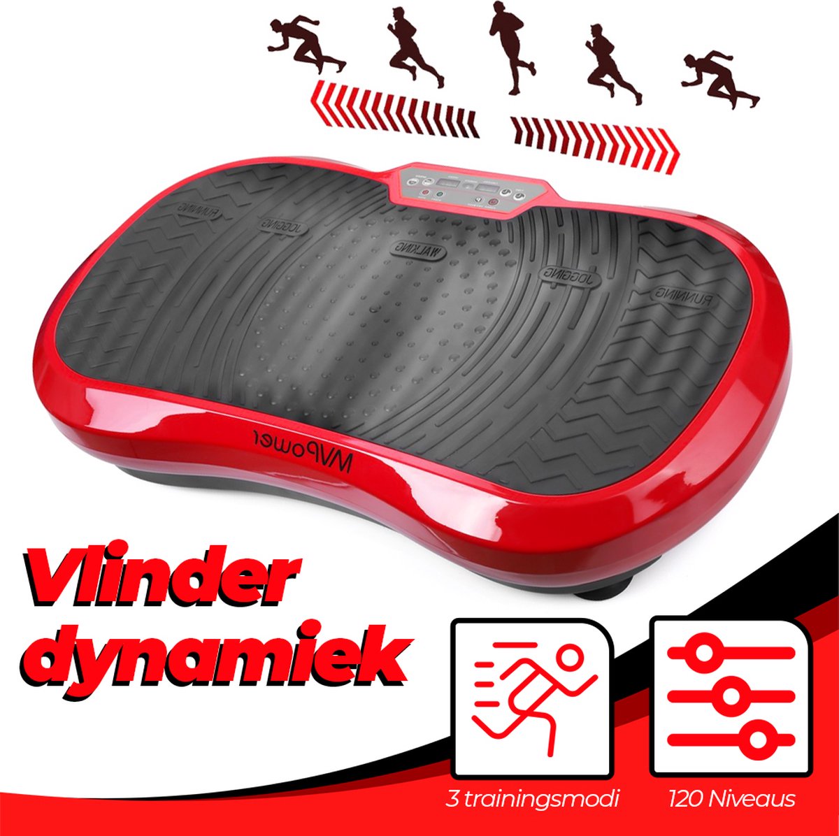 MVPower ® Trilplaat 3D Fitness - voor Benen Bloedsomloop - Incl ...