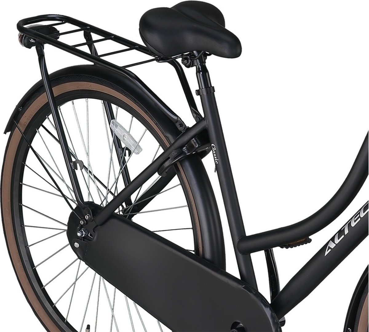 Altec Classic Transportfiets 28 inch 53cm Zwart | bol.com