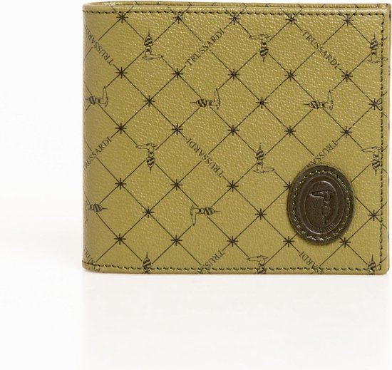 Trussardi - Green Leather Wallet | bol.com