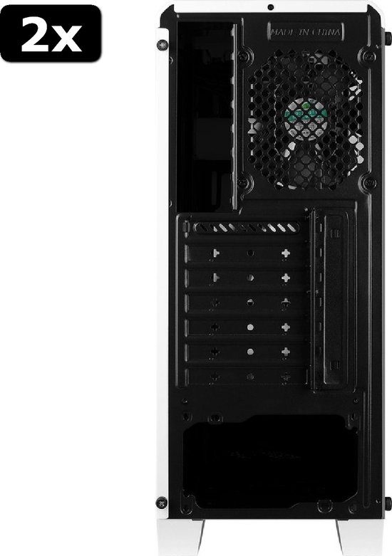 2x AEROCOOL Cylon PC-behuizing - Met volledig venster - RGB - ATX ...