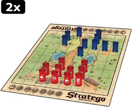 2x Stratego Quick Battle - Bordspel | Games | bol.com