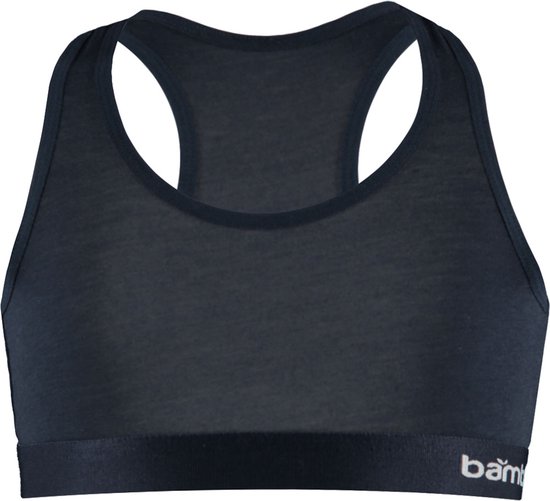 Apollo - Bamboe Topje Meisjes - Multi Navy - 3-Pak - Maat 134/140 ...