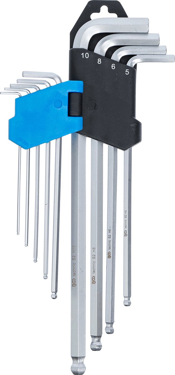 BGS 9 delige inbusset - inbussleutelset - extra lang (Kogelkop) | bol.com