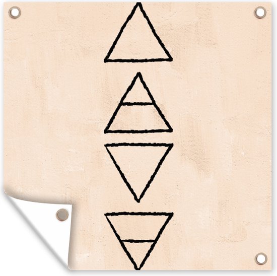 Tuin poster Element - Bohemian - Spiritualiteit - Pastel - Symbool ...