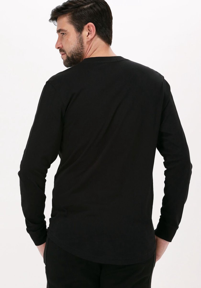 Calvin Klein Monogram Badge Ls Round Hem Tee Polo's & T-shirts Heren - Polo shirt -... | bol.com