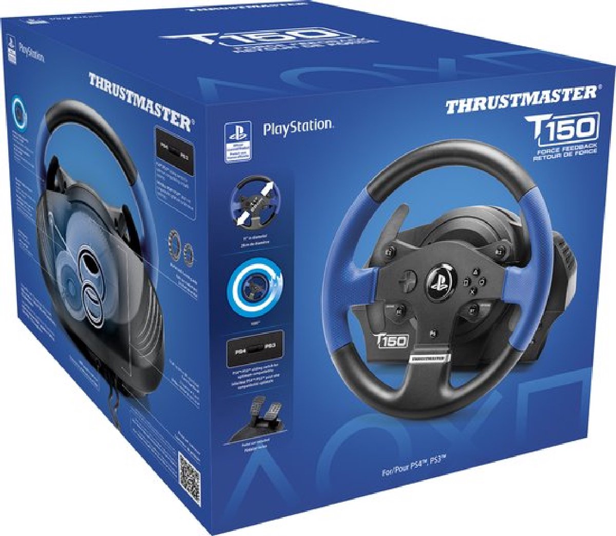 Thrustmaster T150 RS Force Feedback - Volant de course - PlayStation & PC | bol.com