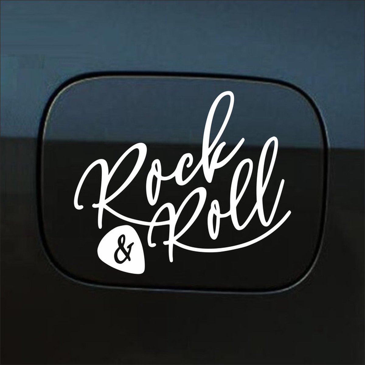 Bumpersticker - Rock & Roll - 11,4 X 14,8 - Wit | bol.com