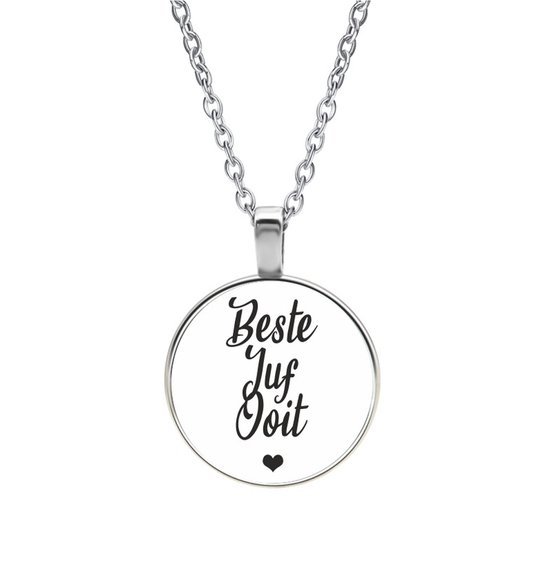 Ketting Glas - Beste Juf Ooit | bol
