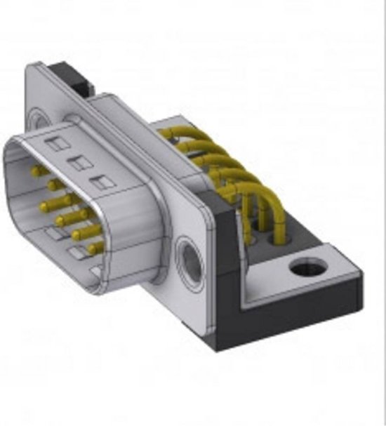 Deltron Connectors DTS 09 PYC M63UN D-sub stekker 90 ° Aantal polen: 9 Solderen,... | bol