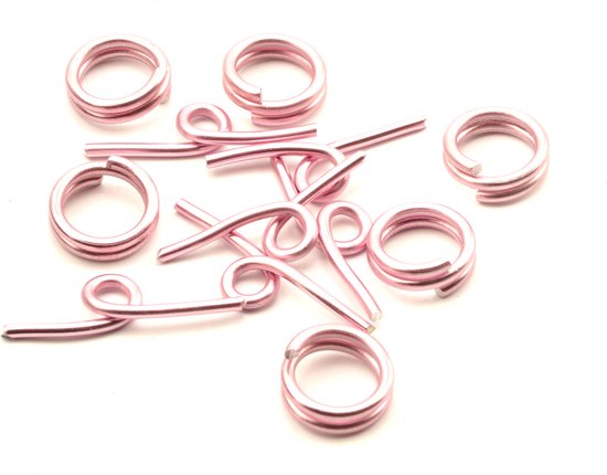 Vaessen Creative Alu Deco toggle clasp - 6stuks - Rose | bol