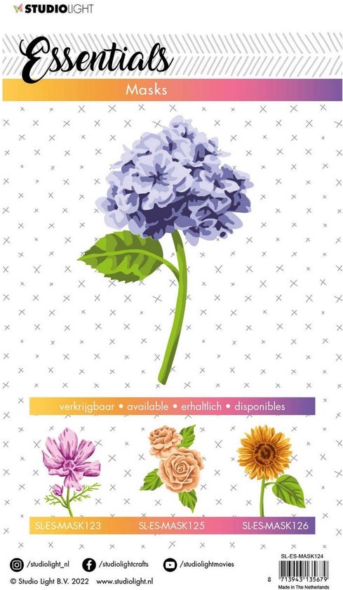 Studio Light Essentials Mask Stencil Hydrangea | bol.com