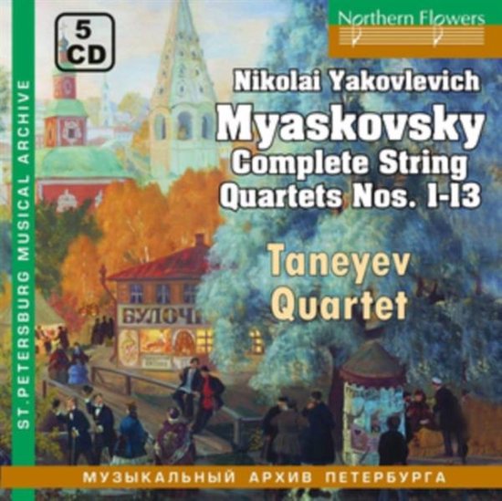 Myaskovsky: Complete String Quartets Nos. 1-13, Taneyev Quartet | Muziek | bol