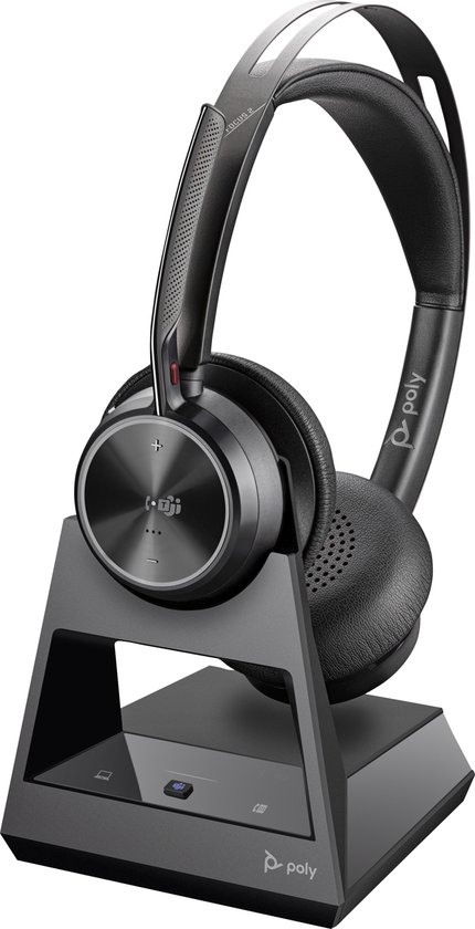 HP Poly Voyager Focus 2 On Ear headset Computer Bluetooth Stereo Zwart ...