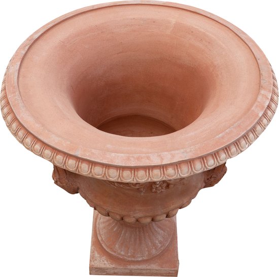 Toscaanse oude terracotta vaas L60xPR60xH72 cm | bol.com